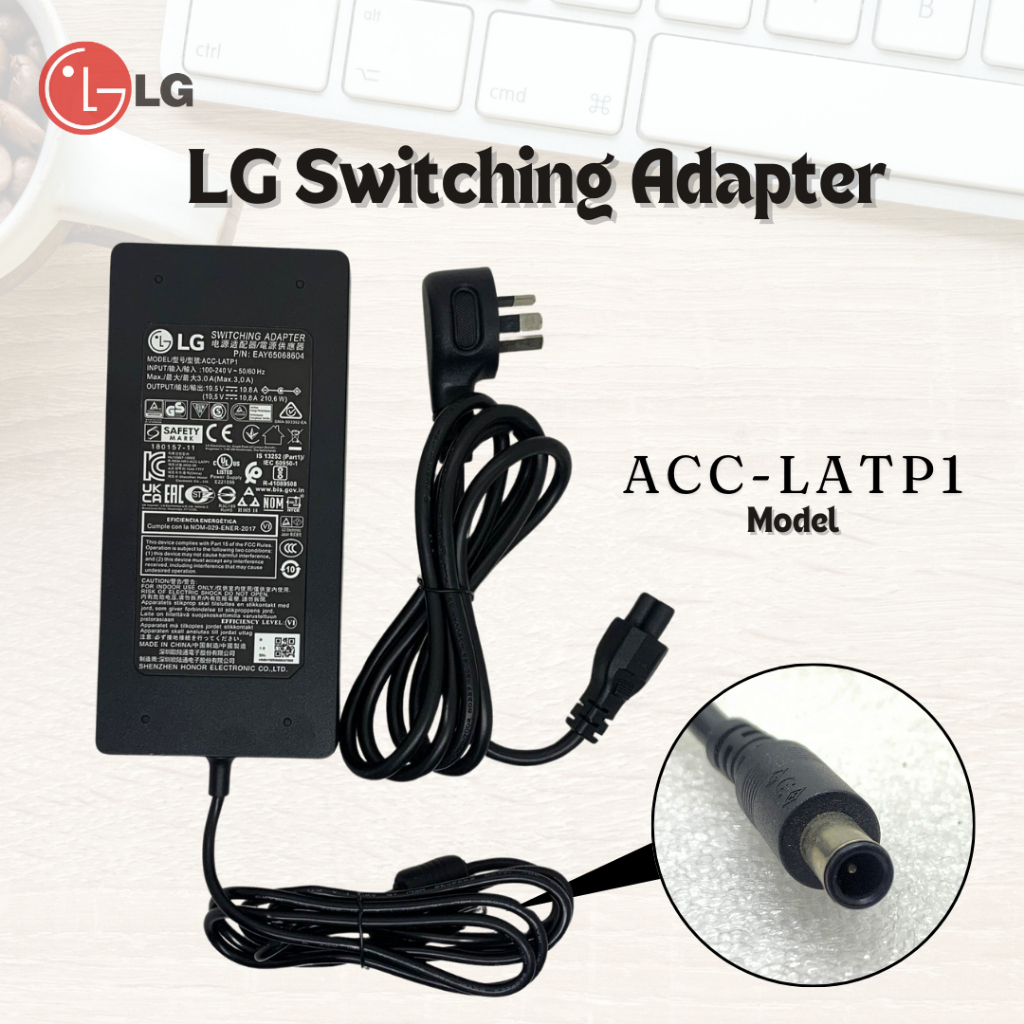 Authentic LG 19.5V ACC-LATP1 Switching Adapter 220V 50/60Hz 10.8A ...