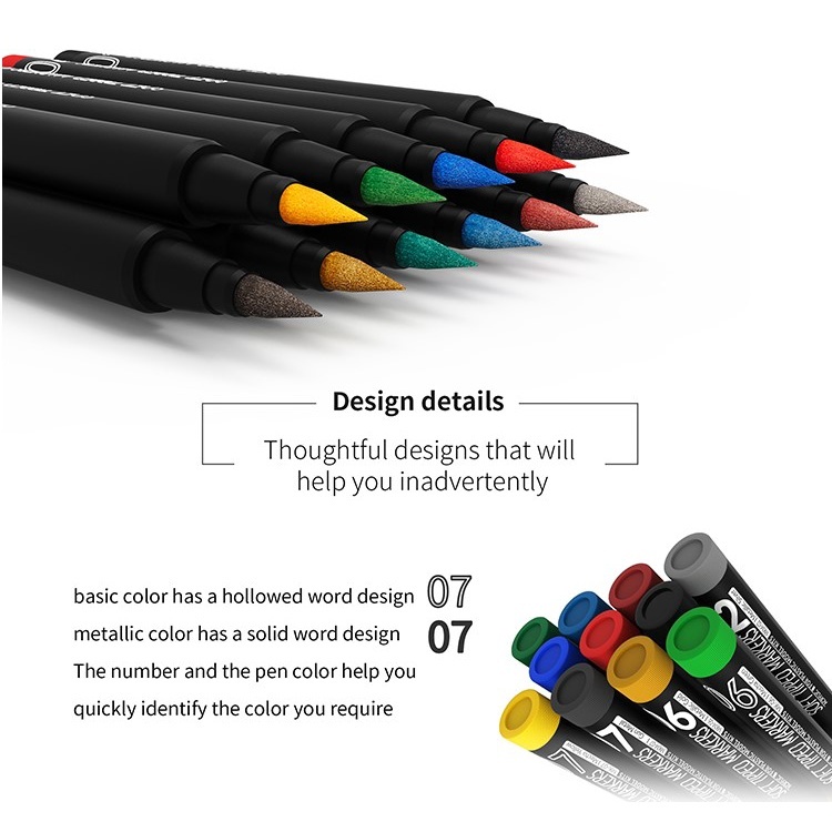 Dspiae Soft Tipped Markers Gundam Paint Model Painting Pen | Shopee ...