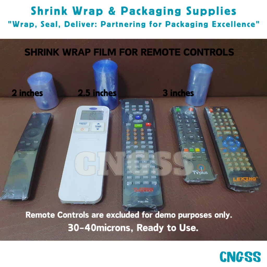 Shrink Wrap Plastic Packaging / Plastic Sealer Tape 10 yards roll for ...