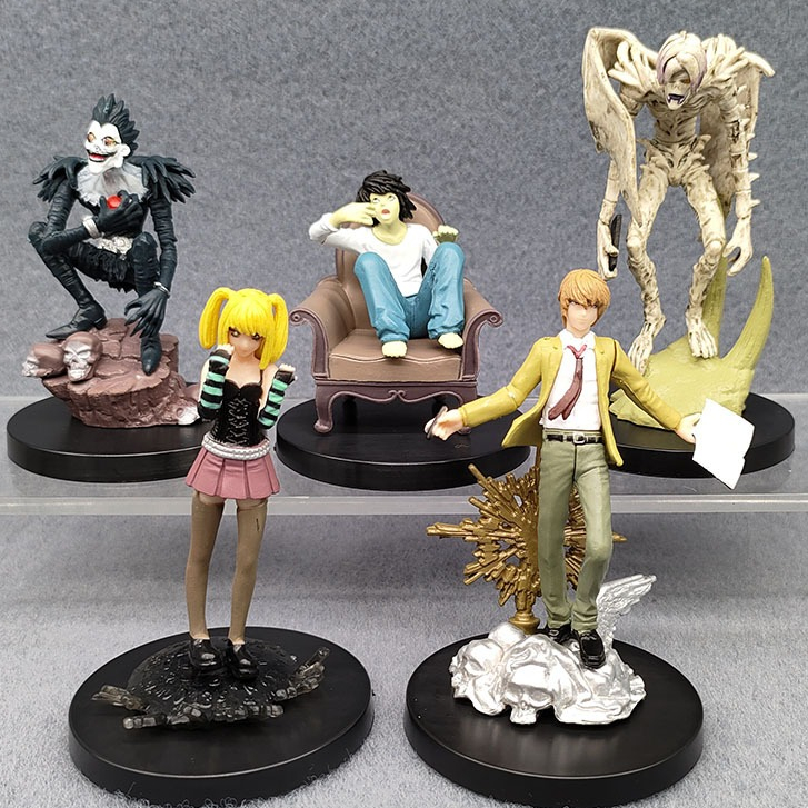 SALE !!! FIGURE SET DEATHNOTE SET A 5IN1 FSDN501 (7-10CM) | Shopee ...