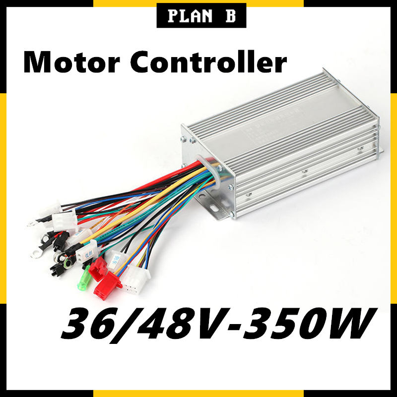 36/48V 350W Brushless DC Motor Controller For E-Bike Scooter Electric ...