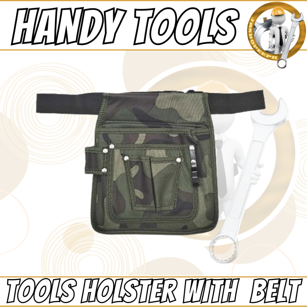 Jrshopeeph Tools Holster with Belt High Quality Multifunctional Tools ...