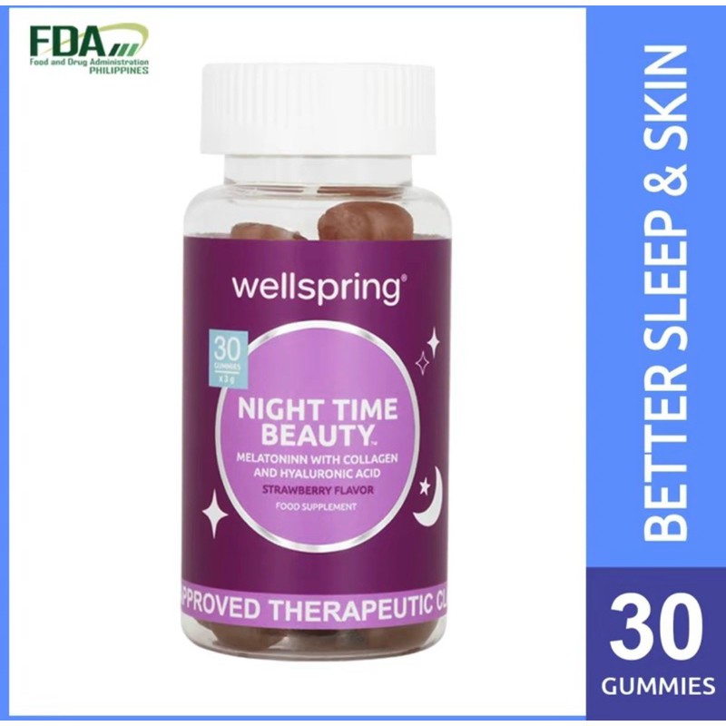 WELLSPRING NIGHT TIME BEAUTY 30PCS | Shopee Philippines