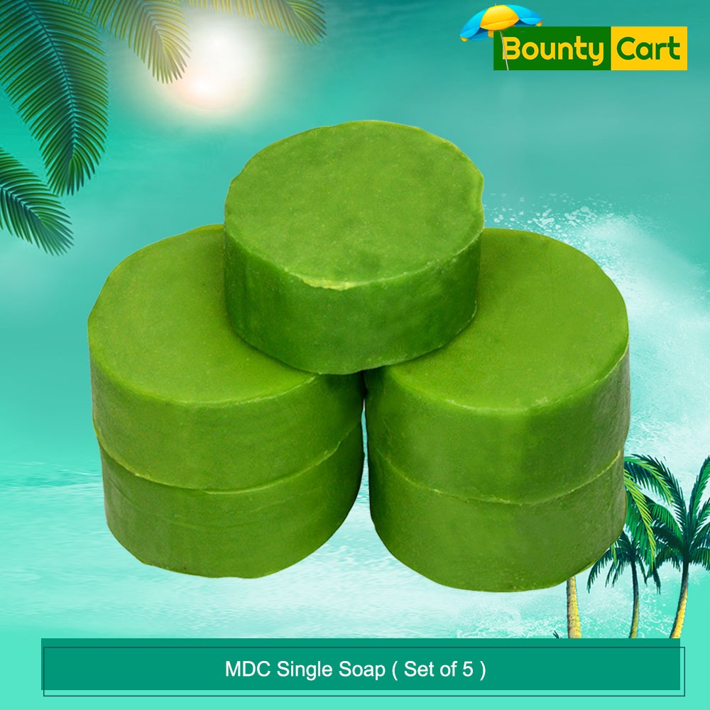 BC-Set of 5 Madre De Cacao Single Round Soap Soap 50g Anti-Fungal,Anti ...