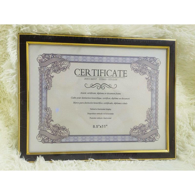 CERTIFICATE FRAME WOODEN ACETATE PVC COVER 8.5X11/A4 SIZE （PS05 ...
