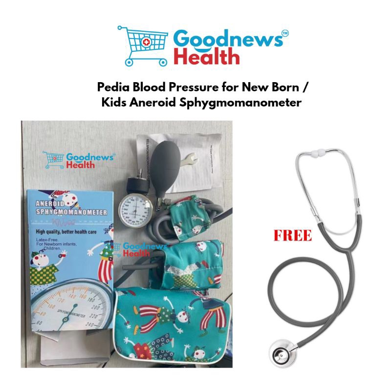 Pedia Blood Pressure for New Born / Kids Aneroid Sphygmomanometer ...