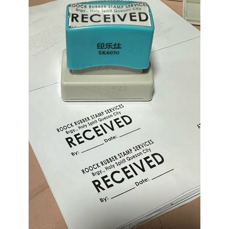 30x60mm PERSONALIZED SELF INKING STAMP | Shopee Philippines