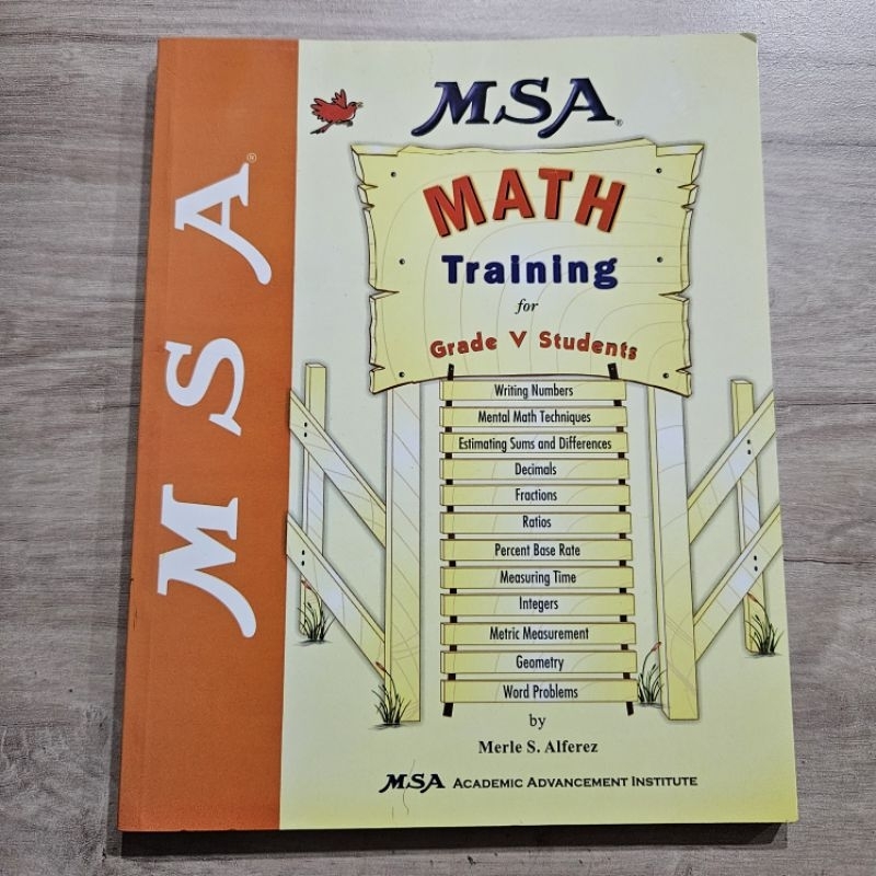 MSA MATH Training for Grade V Students | Shopee Philippines