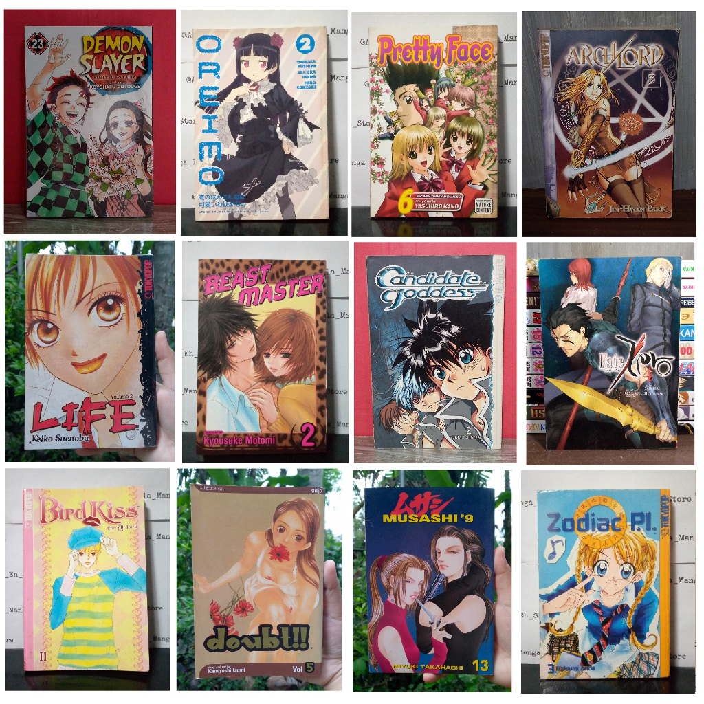 Assorted Manga, Eternal Sabath, Dr. Stone, Fruits Basket, Demon Slayer ...
