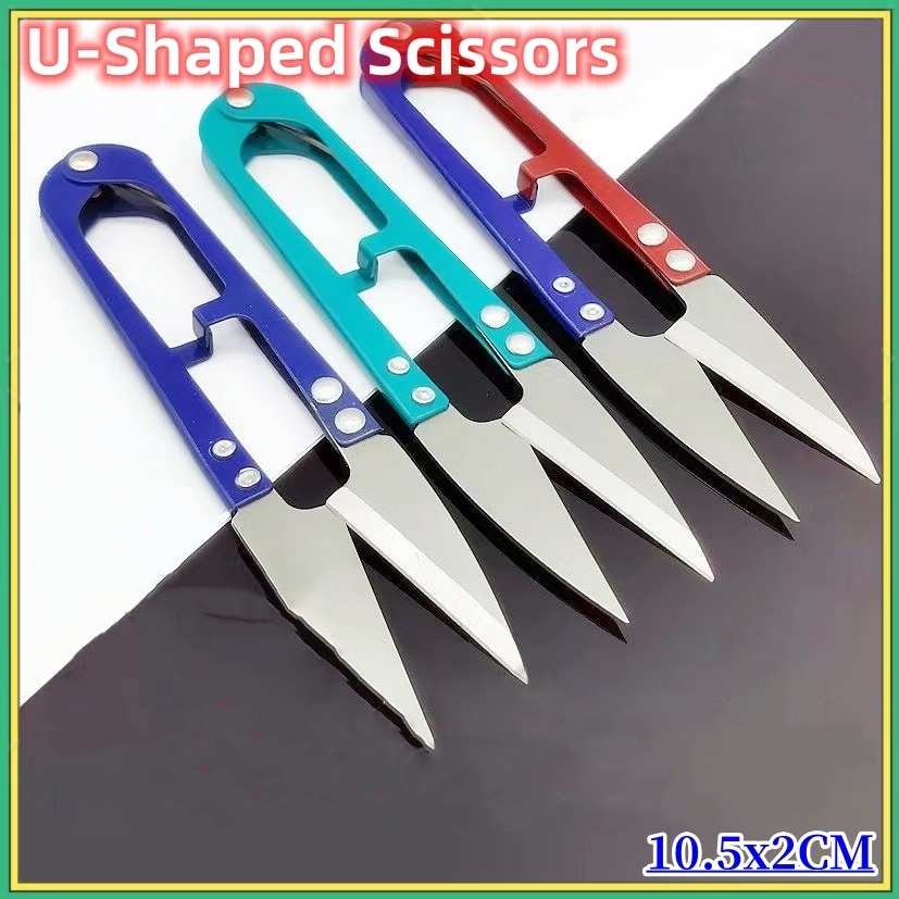 U-Shape Thread Trimmer Cutter Spring Scissor Embroidery Sewing Snips ...