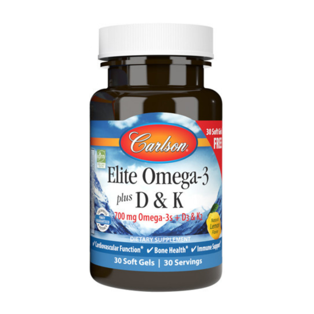 Carlson Elite Omega-3 D & K 700mg Supplement | Shopee Philippines