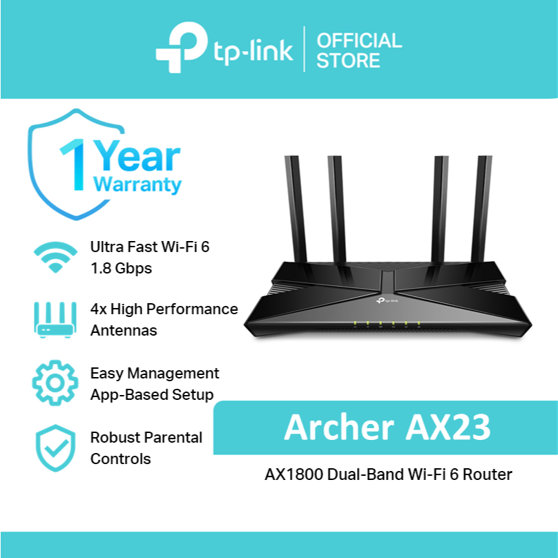 TP-Link | Archer AX23 | AX1800 | Wi-Fi 6 Router | OneMesh | Gigabit ...