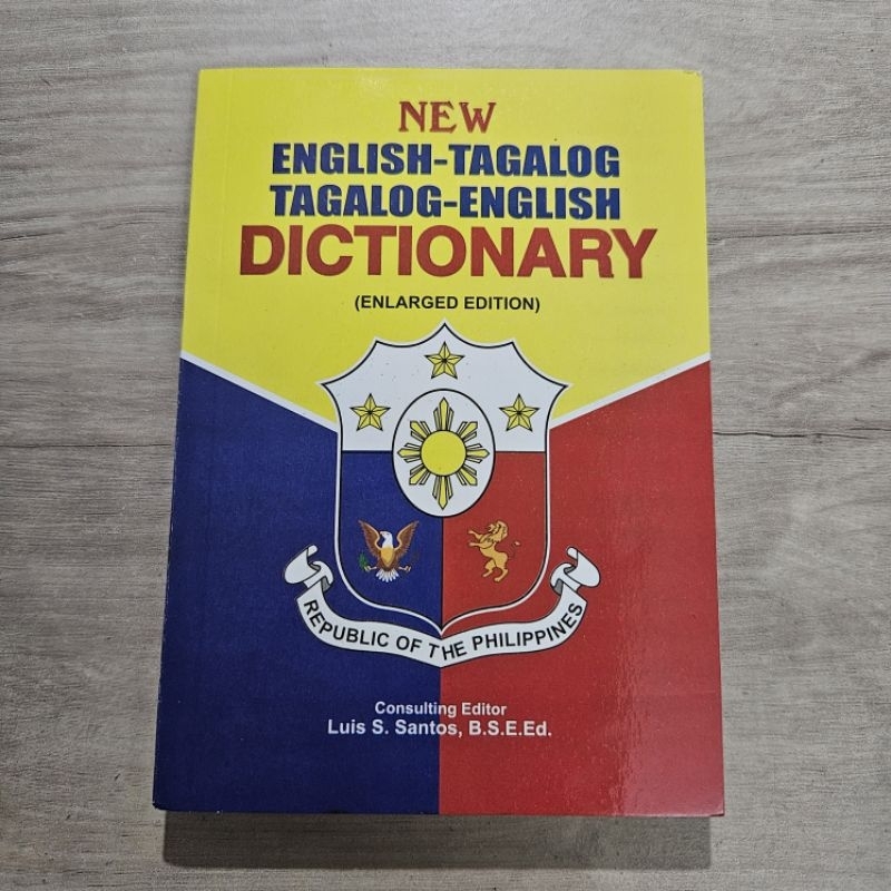 New English- Tagalog Tagalog - English Dictionary By: Santos | Shopee ...
