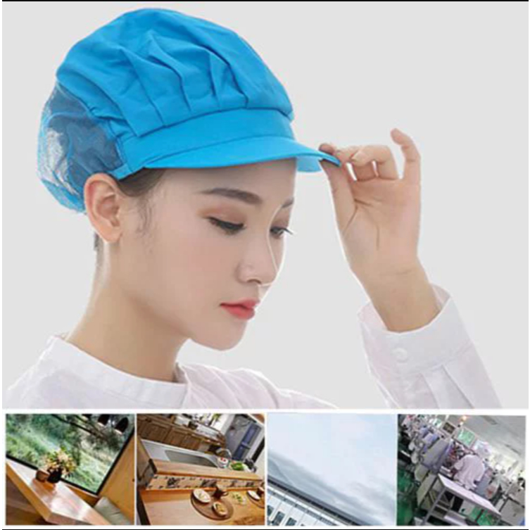 Hair Nets Work Hat Mesh Cooking Hygienic Cap Chic Chef Hat Hotel ...
