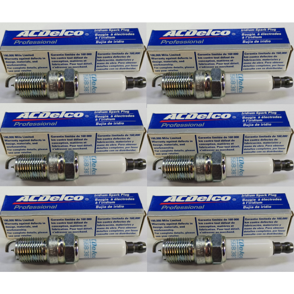 ACDelco Iridium Spark Plug Set ( 6 pcs ) for Chevrolet Venture PN ...