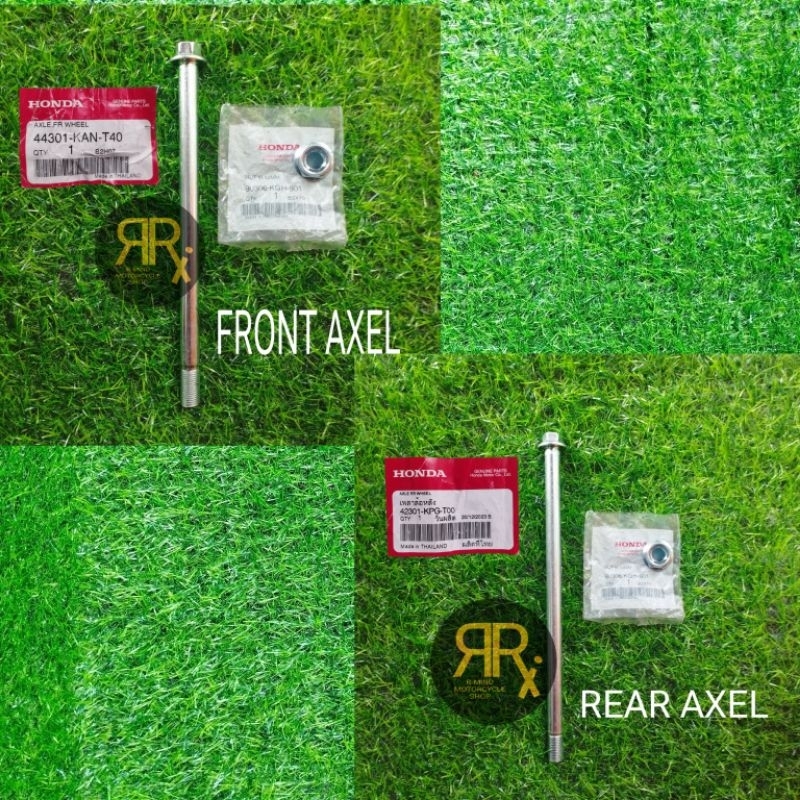 GENUINE RS-XRM WHEELS AXEL FRONT AND REAR | Shopee Philippines