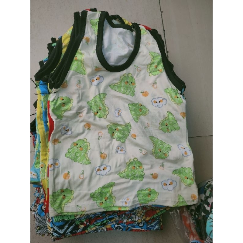 6 PIECES SANDO Pambahay for Boys Pambata Assorted Design | Shopee ...