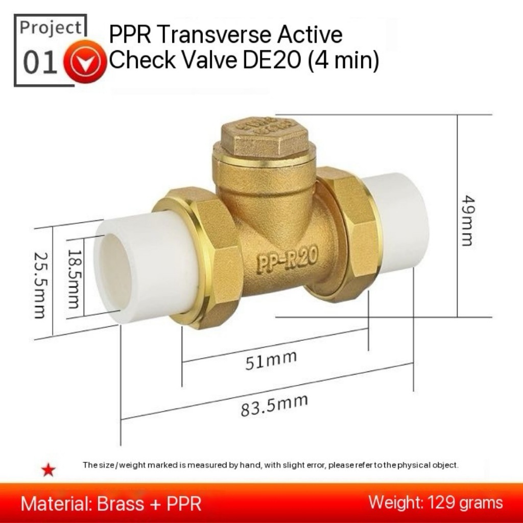 ppr check valve - Best Prices and Online Promos - May 2026 | Shopee ...
