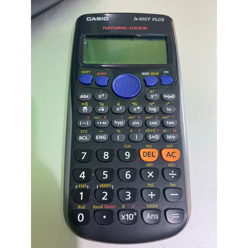 Casio Scientific Calculator FX-83GT Plus Preloved No Cover | Shopee ...