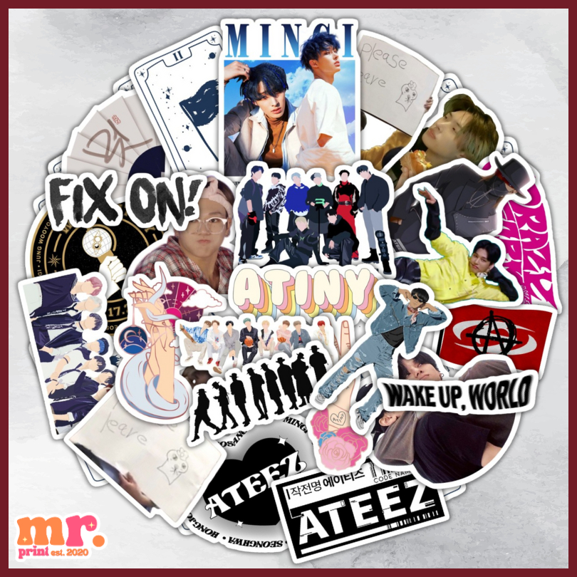25 PCS| ATEEZ VOL 2 STICKERS ATINY WATERPROOF CUTE AESTHETIC STICKERS ...