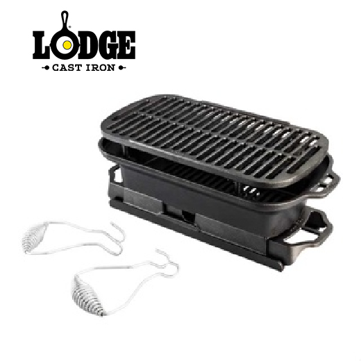 Lodge Sportsman’s Pro Seasoned Cast Iron Grill™ | Shopee Philippines