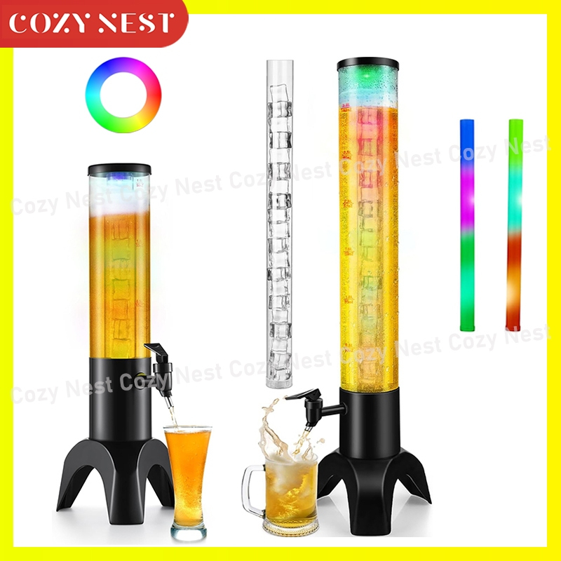 1.5L/3.0L Beer Tower Dispenser Beverage Dispenser Juice Dispenser ...