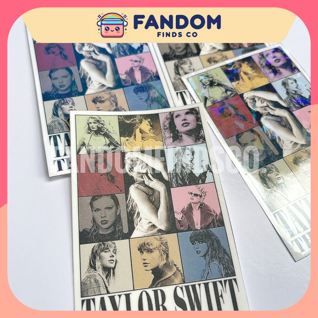 Taylor Swift The Eras Tour Vinyl Stickers UPDATED POSTER INCLUDING TTPD ...