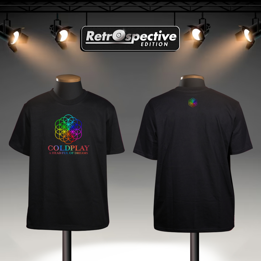 COLDPLAY "A HEAD FULL OF DREAMS" by RETROSPECTIVE EDITION Band Apparel ...