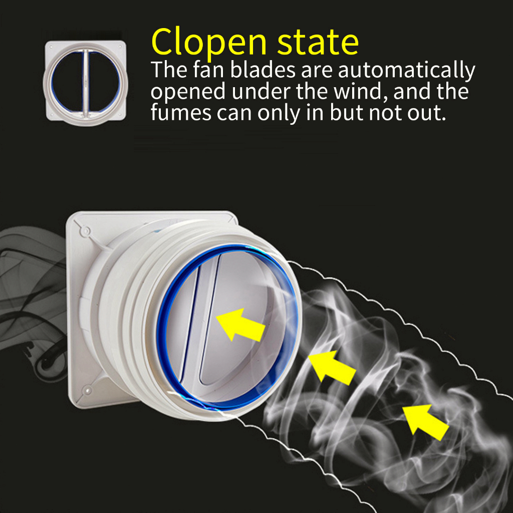 Special range hood check valve, oil smoke pipe check valve, flue smoke ...