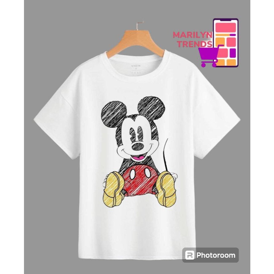MICKEY MOUSE SHIRT DESIGN FOR KIDS AND ADULT(SUBLIPRINT) | Shopee ...