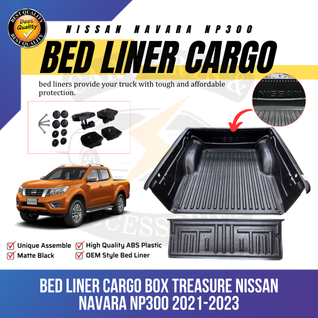 CPA BED LINER CARGO BOX TREASURE NISSAN NAVARA NP300 2021 - 2023 (10862 ...