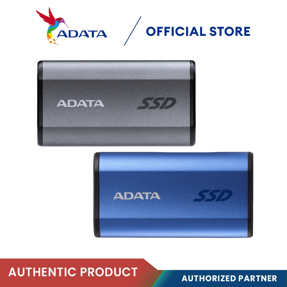 ADATA SE880 External Solid State Drive 1TB | Portable SSD (Titanium Gray / Blue) | Shopee ...