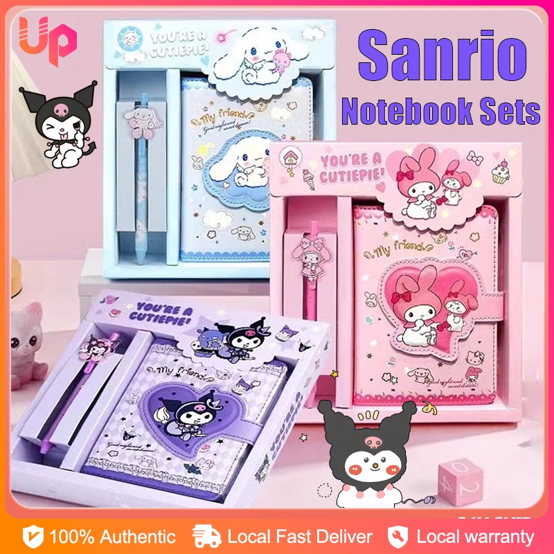 Cute Sanrio Notebook Set With Box Cartoon Student Notepad Children's ...