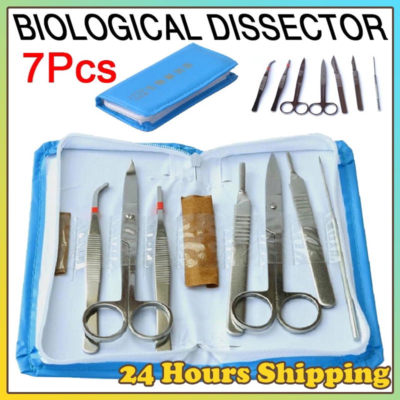 7Pcs Dissecting Animal Dissection Kit Taxidermy Set Biology Lab ...