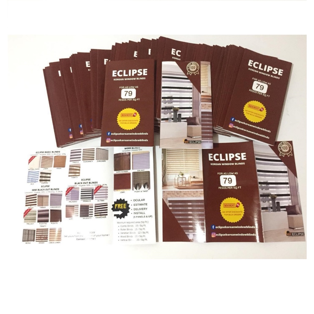10PCS Glossy Flyers 120gsm | Shopee Philippines