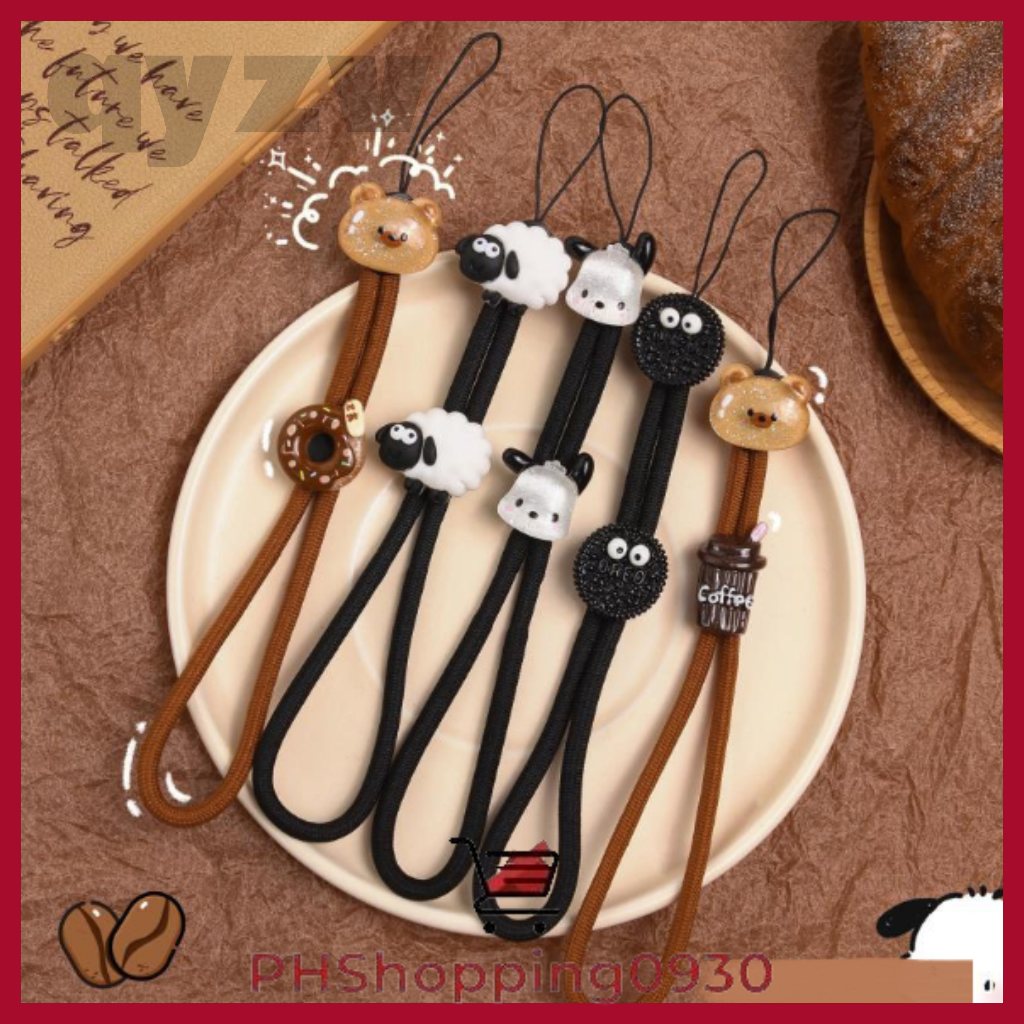 Cartoon Phone Strap Phone Hanging Rope Wrist Hand Lanyard Mobile Phone ...
