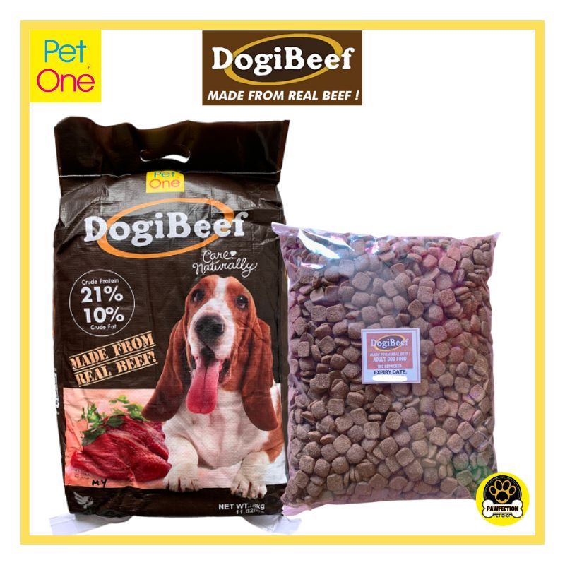 Pet One | DogiBeef Adult Dog food (1 KILO PACK) | Shopee Philippines