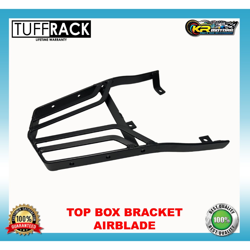 Monorack Top Box Bracket Flat Bar for Motorcycle / Scooters - TUFF Rack ...
