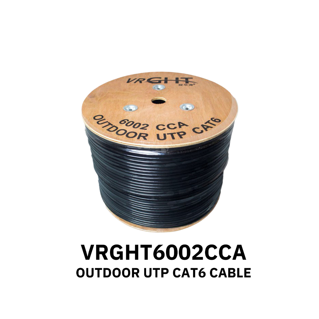 VRGHT CCA Outdoor UTP CAT6 Cable. (Non-Copper) | Shopee Philippines