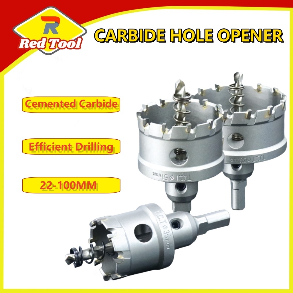 22-100mm Carbide Tip,TCT Drill Bit Hole Saw For Thick Stainless,Carbon ...