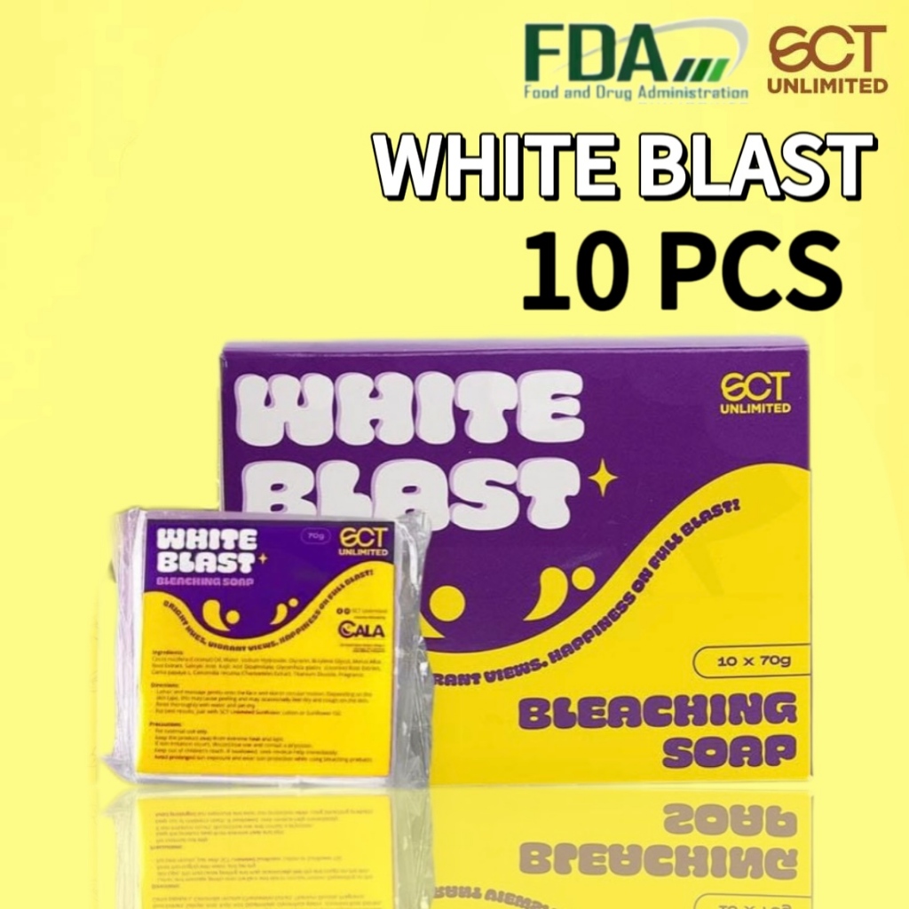 10PCS BUNDLE SCT UNLIMITED White Blast Soap 70g | Shopee Philippines