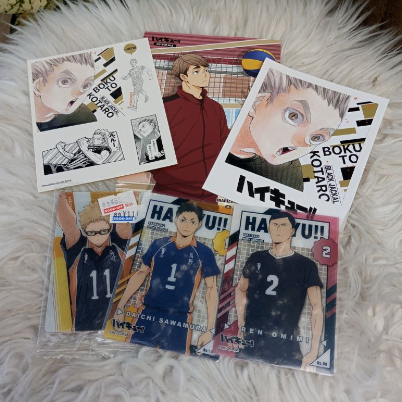 Haikyuu Collectible Cards Sticker Etc SET | Shopee Philippines