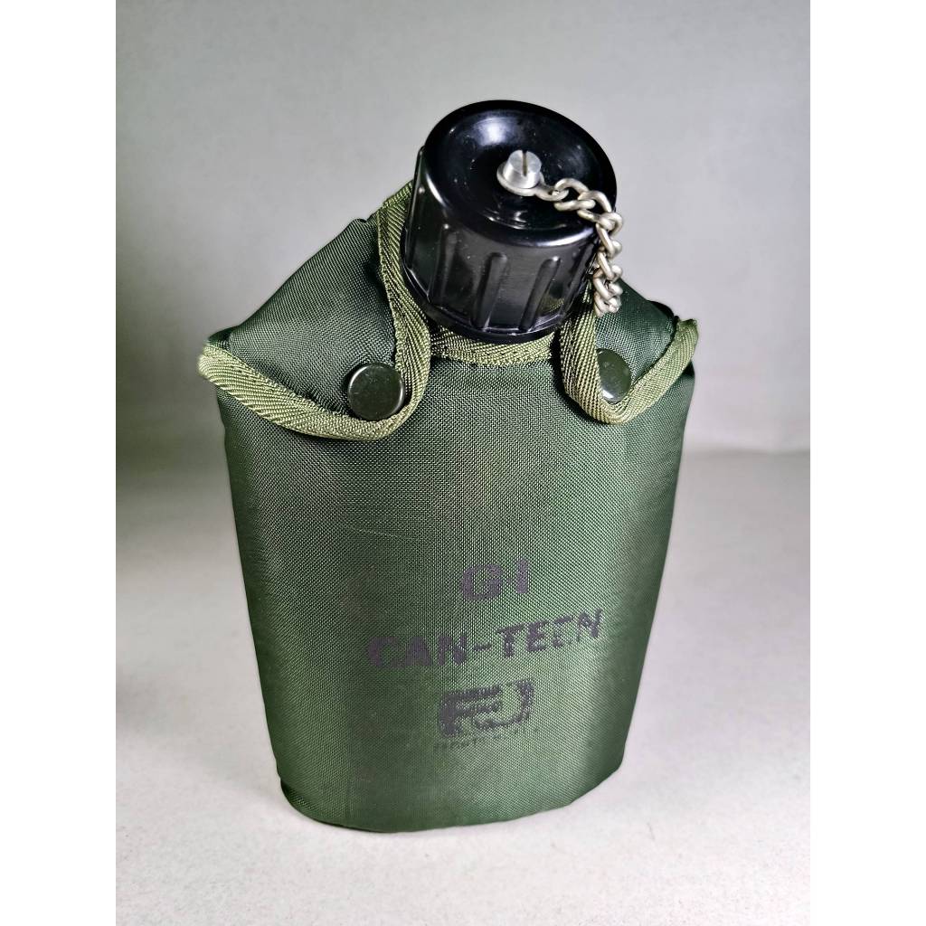 VINTAGE GI ALUMINUM CANTEEN WATER FLASK BOTTLE OUTDOOR SPORTS | Shopee ...