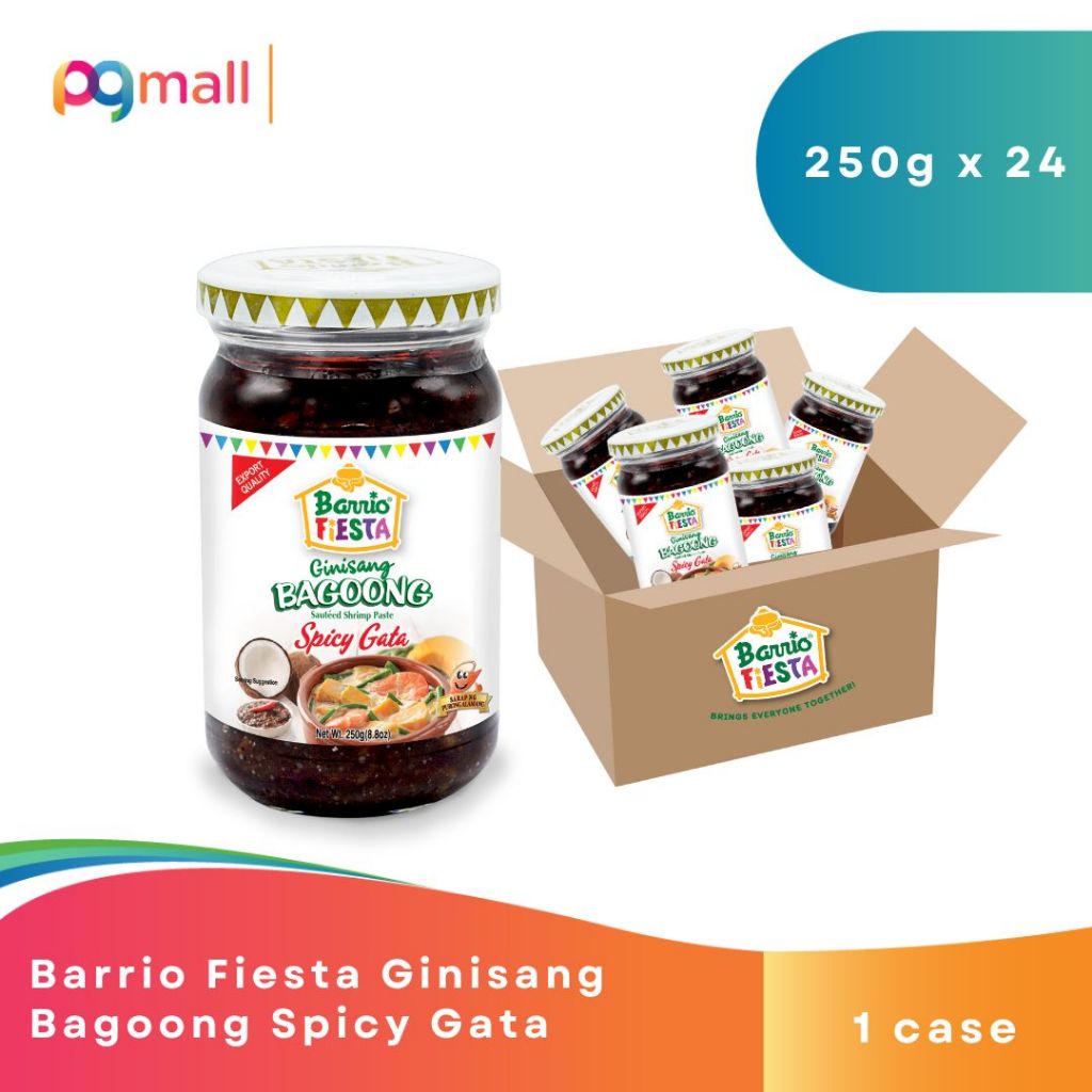 Barrio Fiesta Ginisang Bagoong Spicy Gata 250g - CASE (24PCS) | Shopee ...