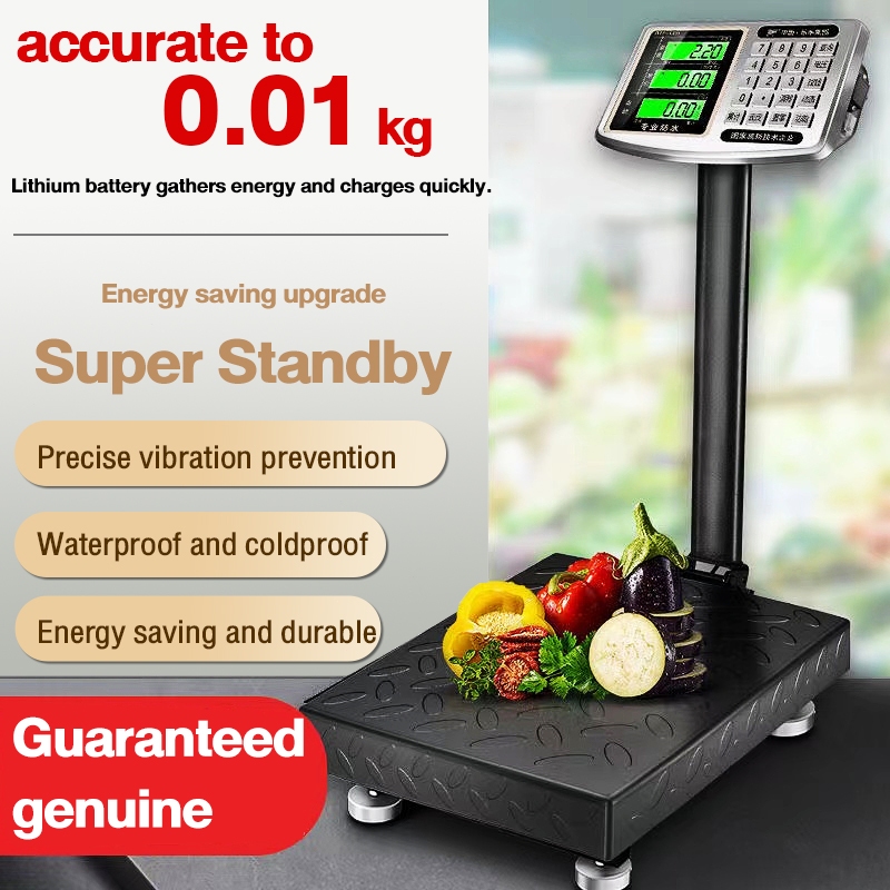 150/300KG rechargeable high precision digital bench scale folding ...