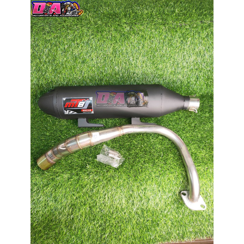 MT8 PIPE HONDA CLICK 125i/150i V2 TITANIUM TIP NEW LOGO ORIG THAILAND ...