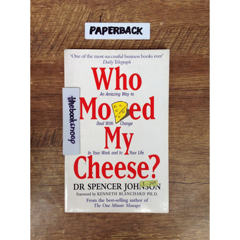 Who Moved my Cheese Spencer Johnson business management | Shopee ...