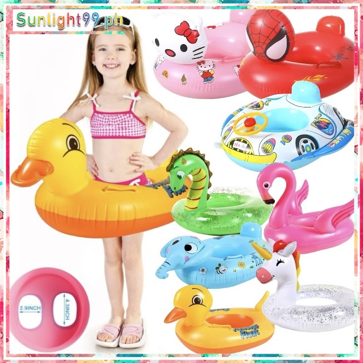 inflatable seat swimming ring floater cartoons swim ring floats for ...