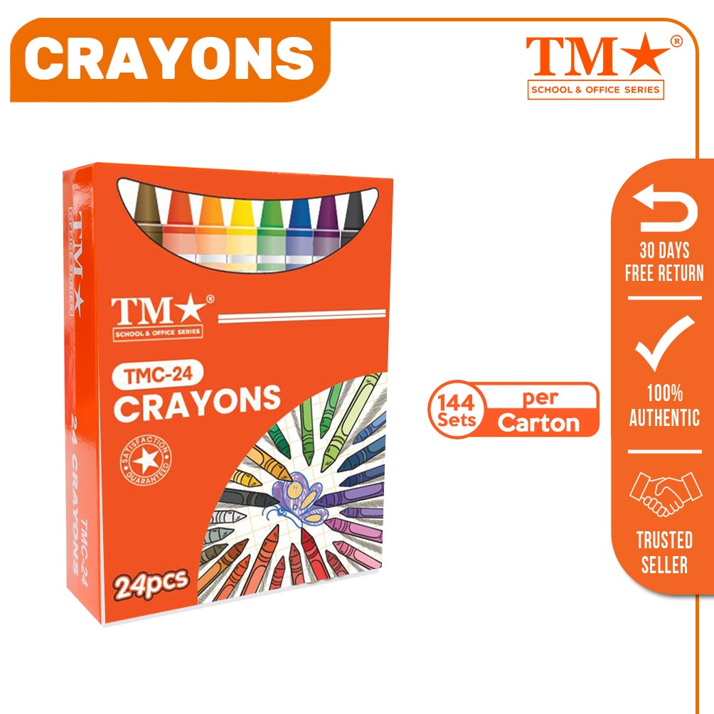 TM 144 sets Crayons (TMC-24) | Shopee Philippines