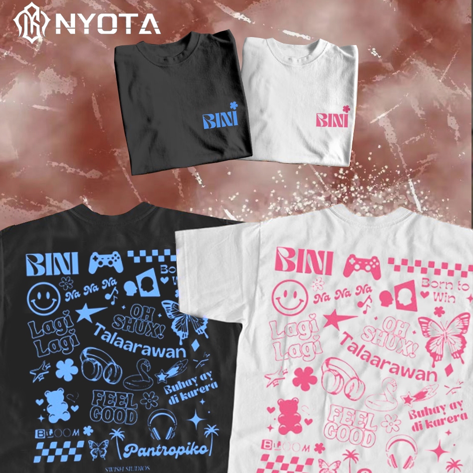 BINI Performance Fan Supported T-shirt, oversized stylish design pure ...